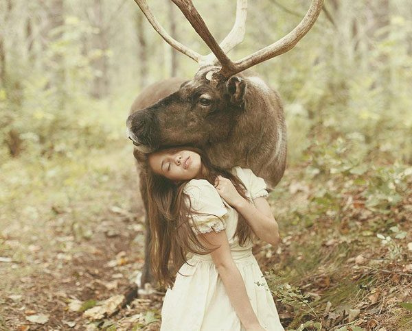This Amazing Photography Of Women With Animals Is Almost Like A Fairy ...