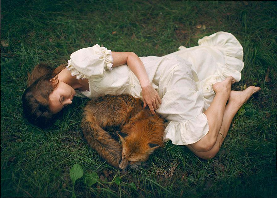 This Amazing Photography Of Women With Animals Is Almost Like A Fairy ...