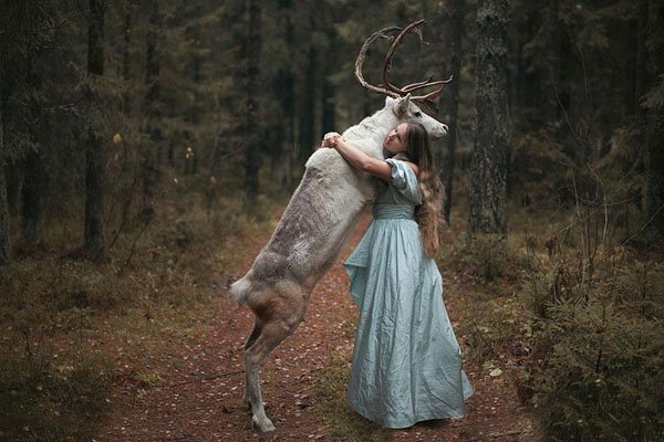 This Amazing Photography Of Women With Animals Is Almost Like A Fairy ...
