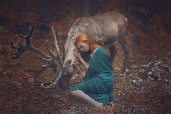 This Amazing Photography Of Women With Animals Is Almost Like A Fairy ...