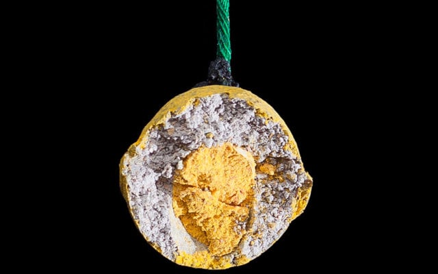 Cross Sections Of Fireworks Show Their Explosive Contents