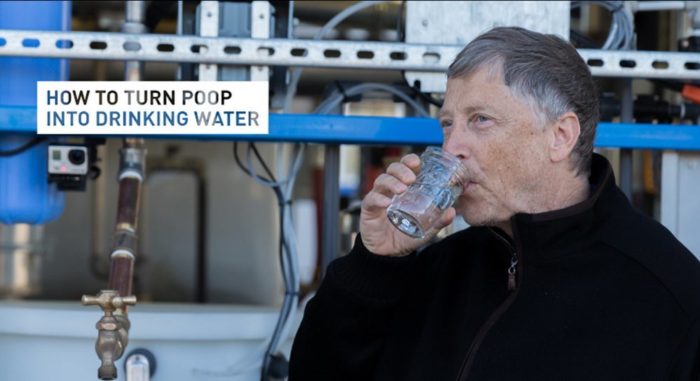 Bill Gates Tries Out Revolutionary Machine That Turns Feces Into Water ...
