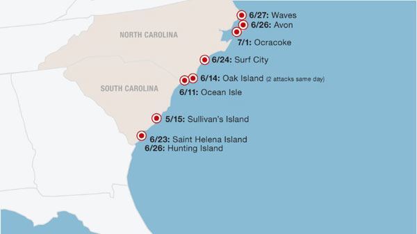 sharkattack-map | Buzzworthy