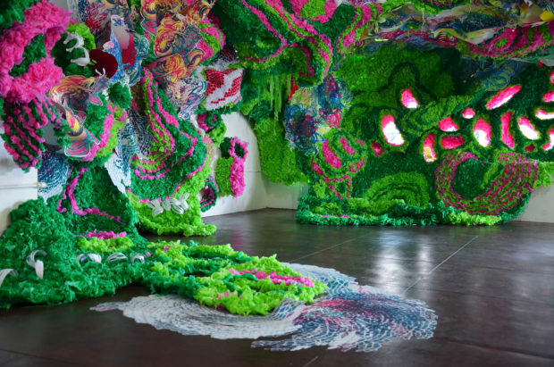 Crystal Wagner Takes Over the Room with Vibrant Art Installations ...